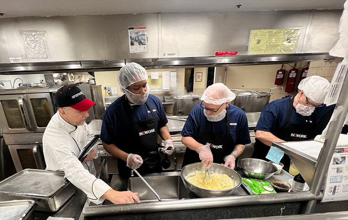 IN2WORK Competition Features Winning Dish as Special April Meal - Aramark