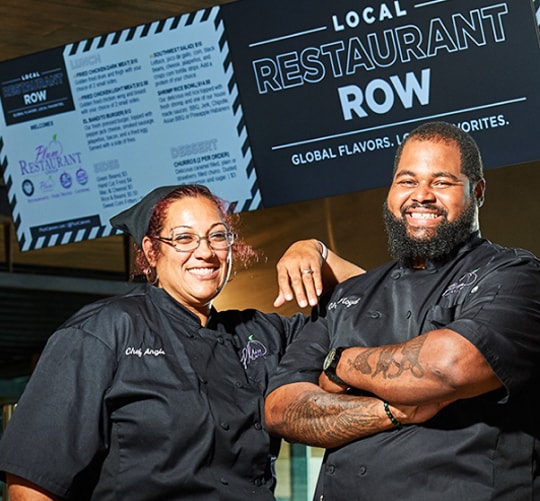 Local Restaurant Row - Aramark