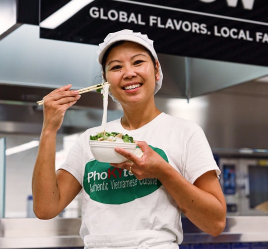 Local Restaurant Row - Aramark