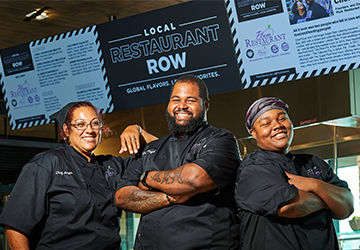 Local Restaurant Row Drives Community Impact - Aramark